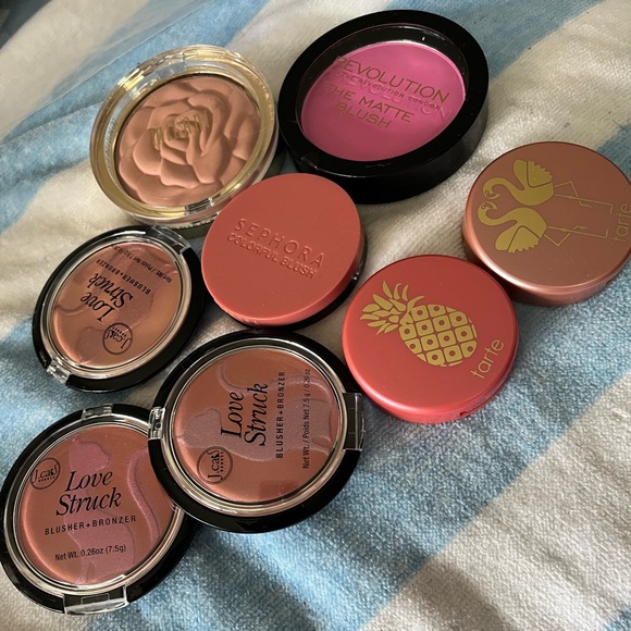 Tarte, Sephora, and others | Makeup | 8 Unused Blushes Multiple Brands ...